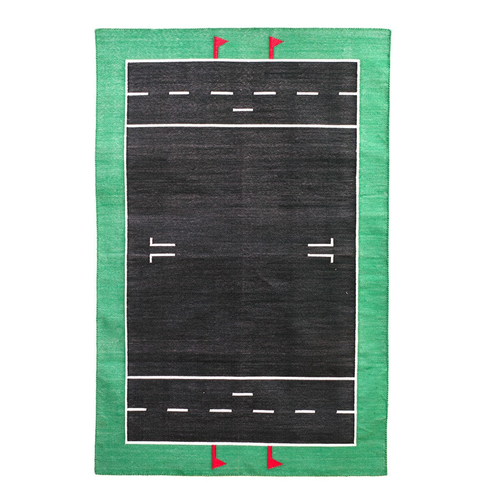 Polo Field Design Rug/Dhurrie – Polo Factory (Australia)